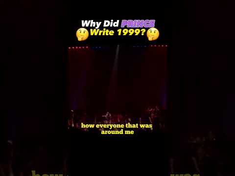 WHY Did #prince Write #1999 🎶 #shorts