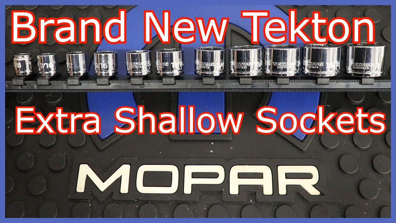 Tekton Extra Shallow Sockets: First Look and Comparisons (Tekton Tool Haul #7, PN SHD91135)