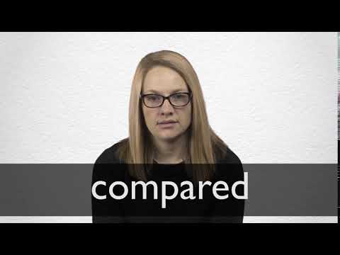 How to pronounce COMPARED in British English