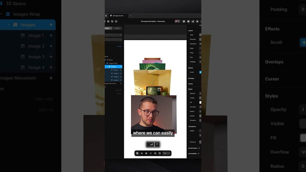 HOW TO: create 3D scroll animations without 3D tools...
