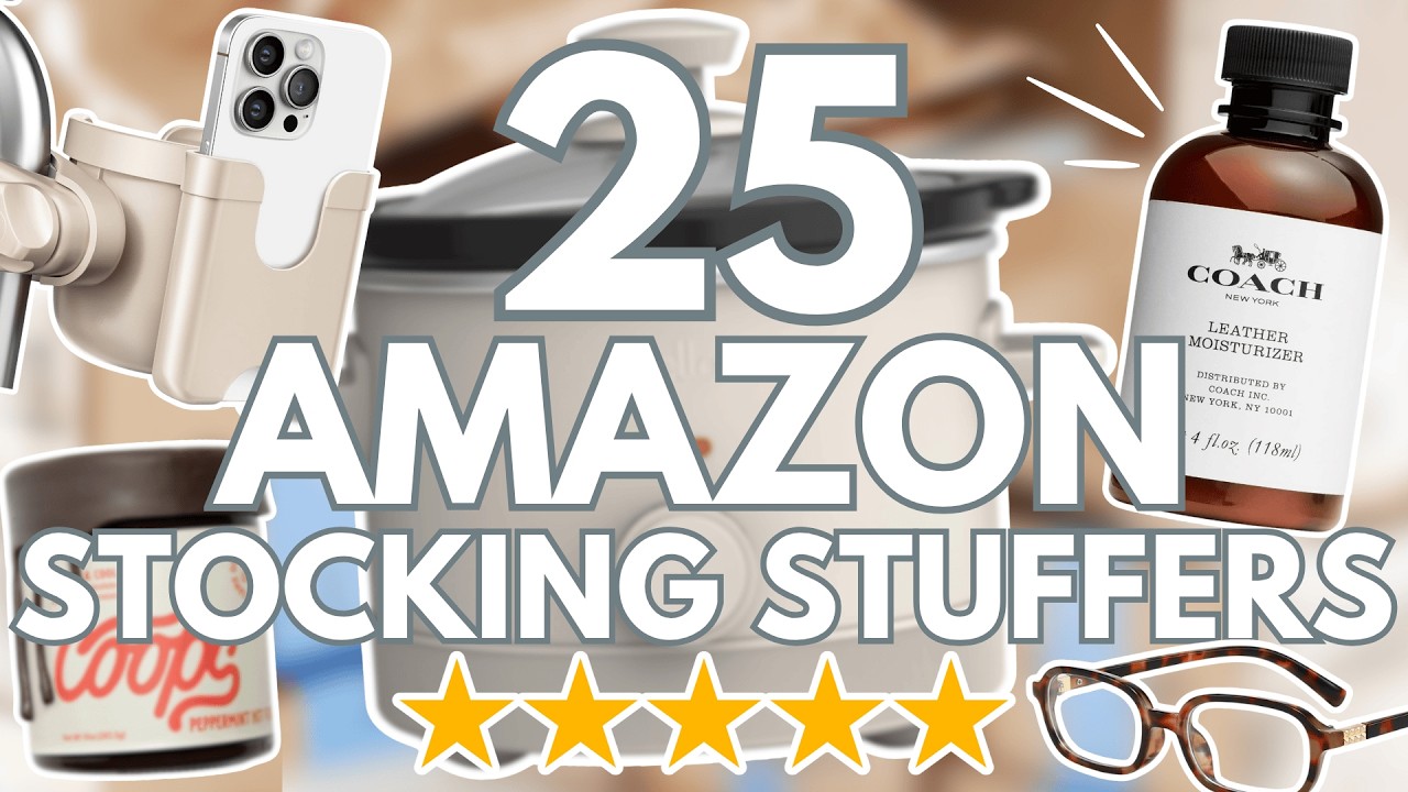 🔥25 *ULTIMATE* Amazon Stocking Stuffers (UNDER $25) #amazonfinds