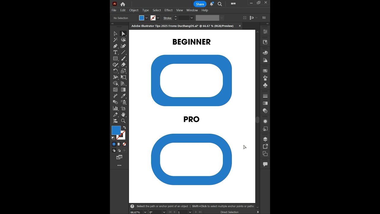 Adobe Illustrator 2025 Tips - How to create Rounded Corners like a PRO