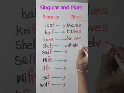 Singular and Plural #shorts