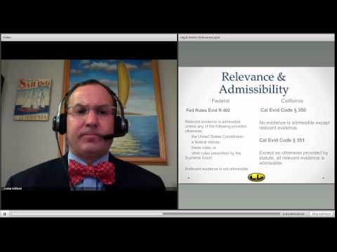 Relevance & the Rules of Evidence