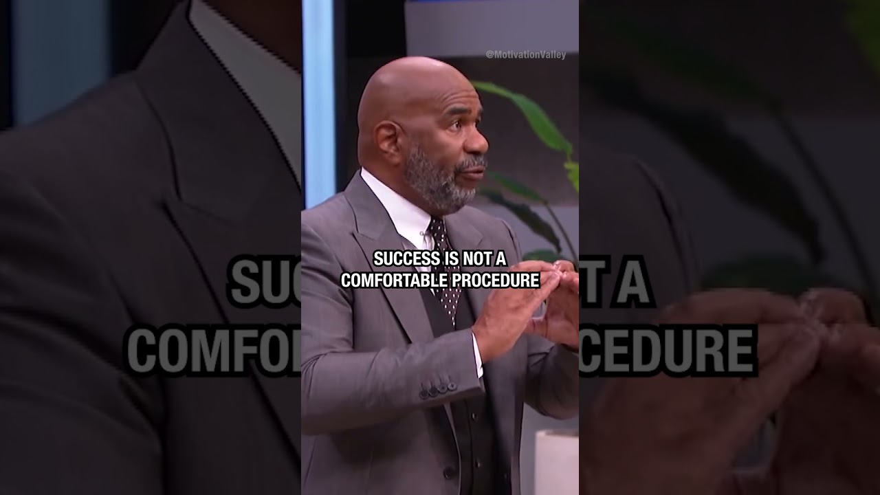 Success is not a comfortable procedure - Steve Harvey Motivational Speech