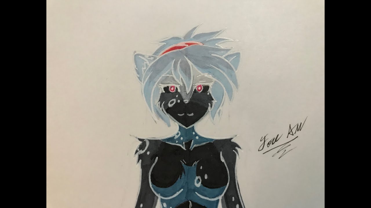 Drawing Kathrin Vaughan - Twokinds (Negtive)