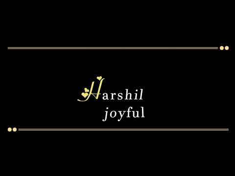 Harshil Name Meaning Free to Use