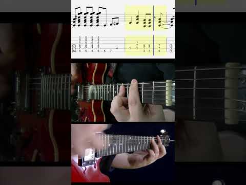 Guitar Tab Twist And Shout by The Beatles #guitarriffs #guitar #thebeatles #guitartabs