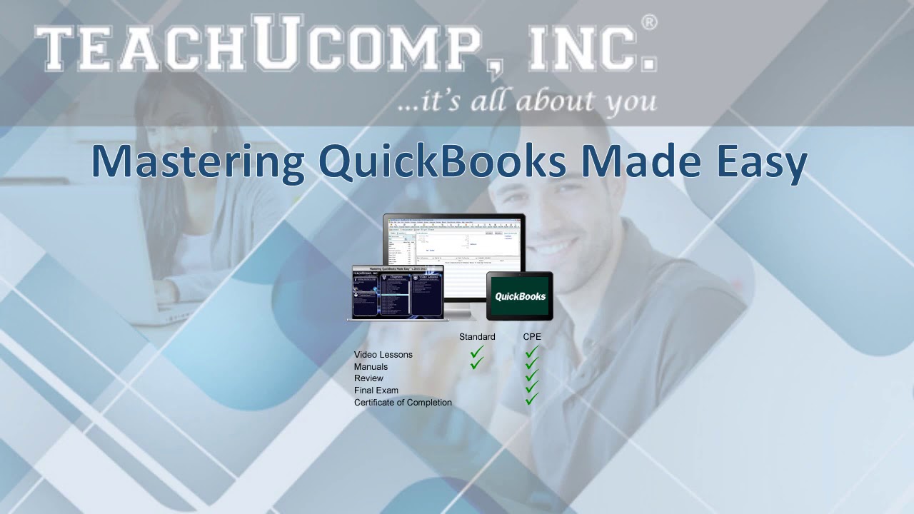 Mastering QuickBooks 2015 Made Easy Training Tutorial - learn QuickBooks