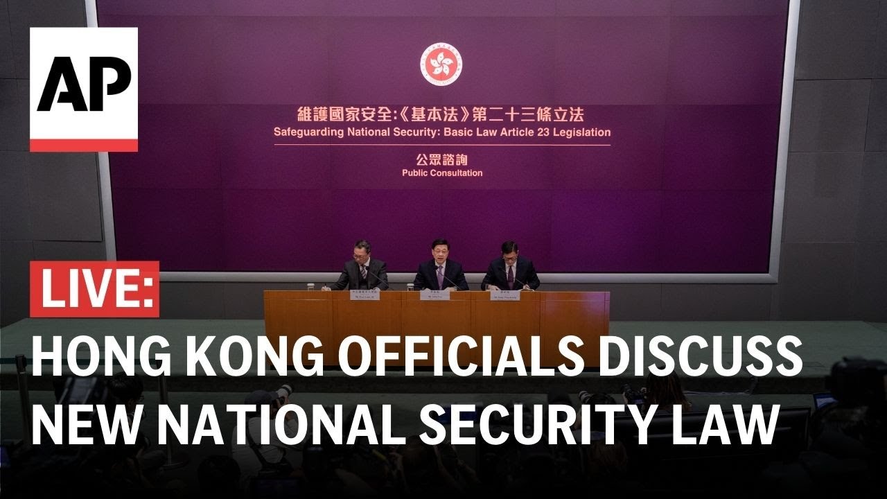 Hong Kong begins work on its own National Security Law, years after ...