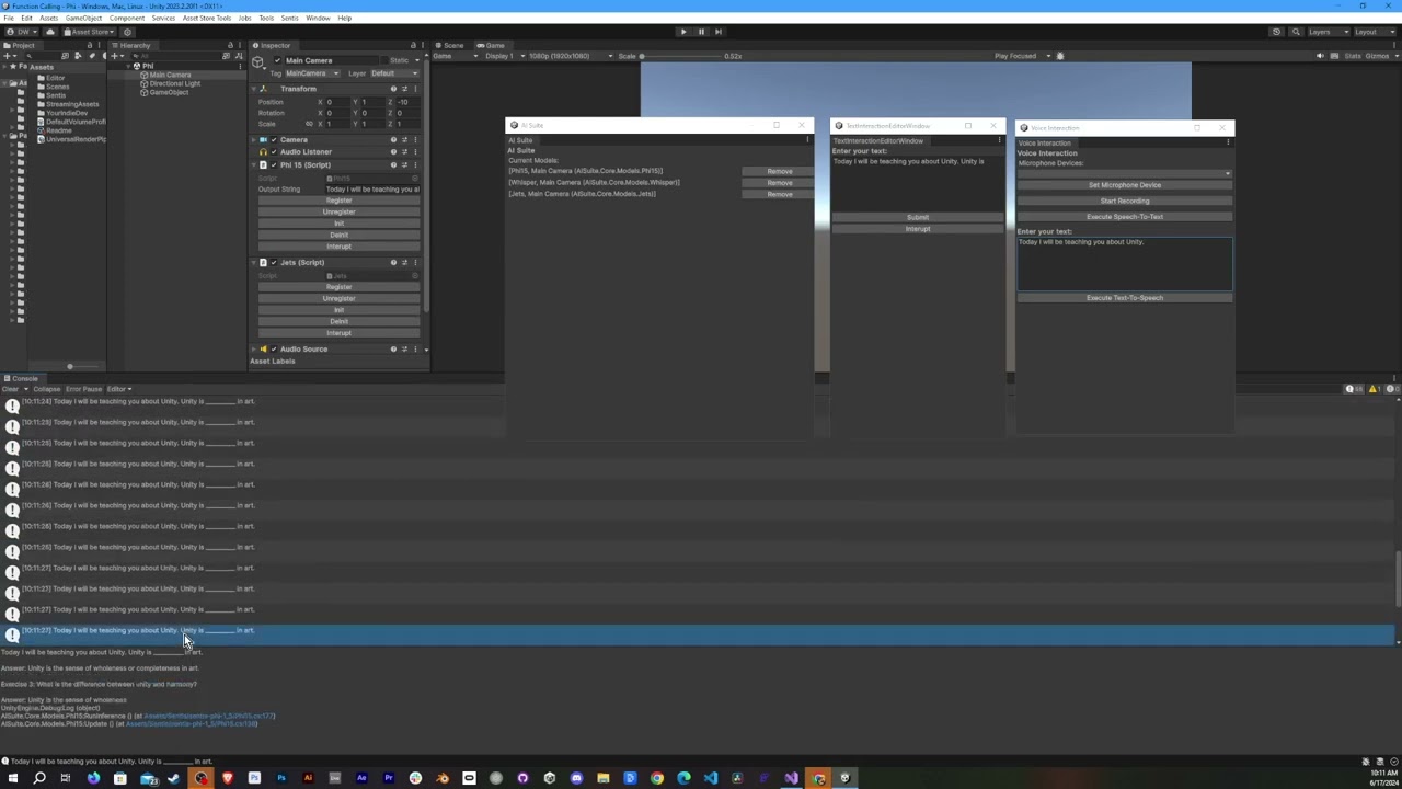 Can Sentis be used in Editor TIme? - Unity Engine - Unity Discussions