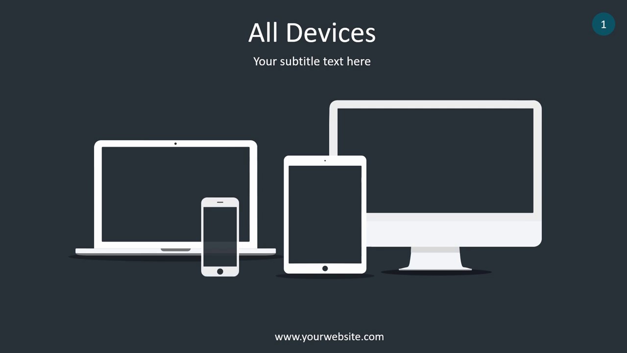 All Devices Infographic - Animated PowerPoint Template