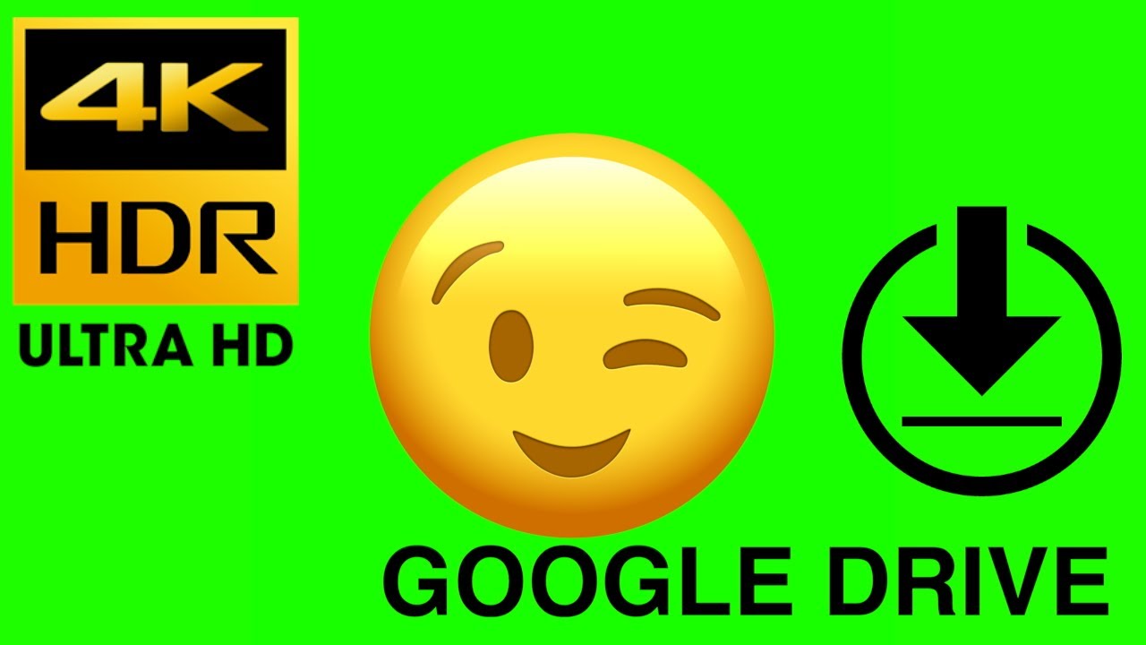 3D Emoji 😉 Winking Face / green screen easy download