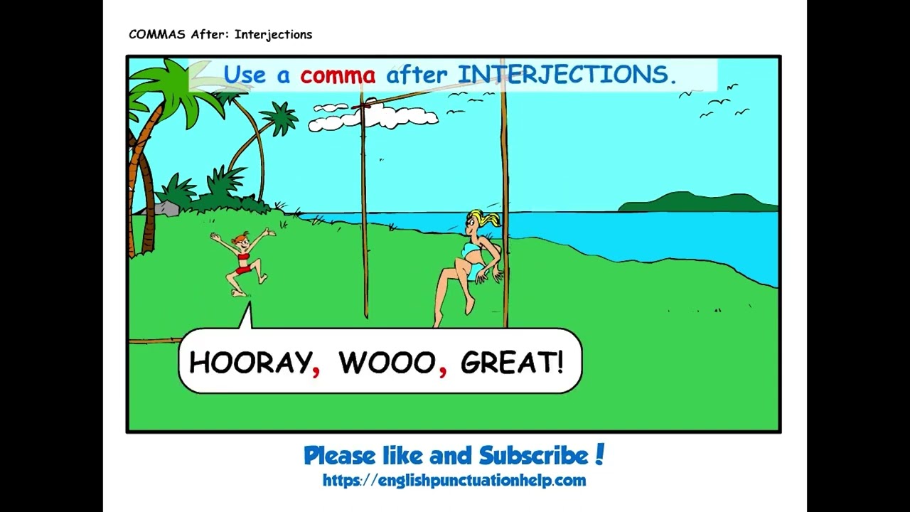 Commas After Interjections pt2