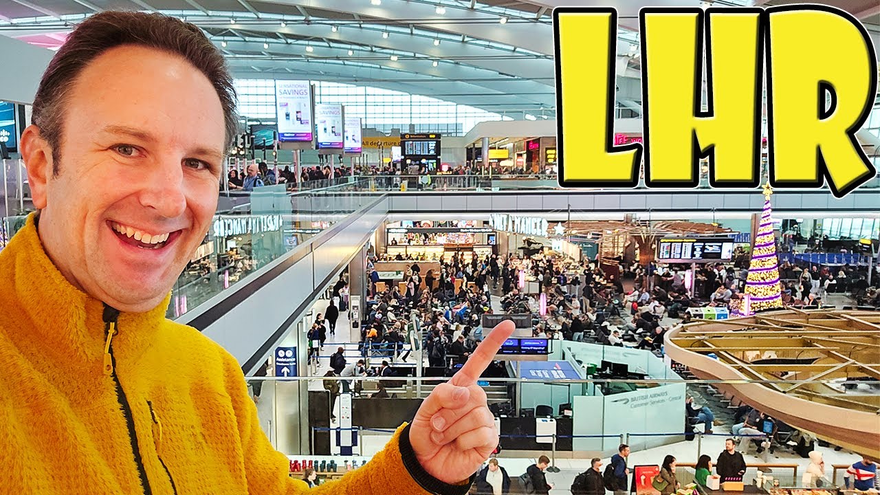 Inside London Heathrow Airport (LHR) Terminal 5