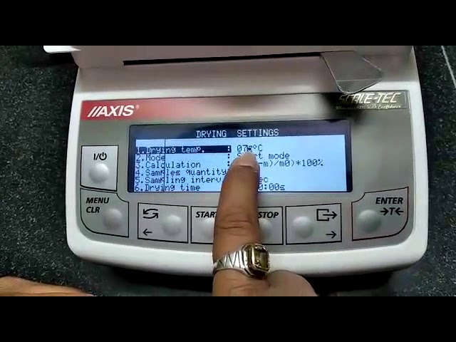 MOISTURE ANALYZER - Scale- Tec (Axis) Moisture Analyzer Service ...