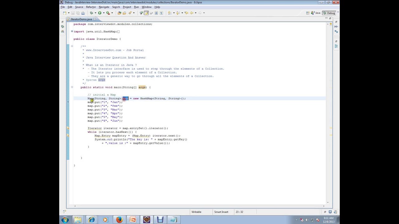Java Interview Question And Answer What is an Iterator in Java Explain