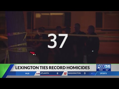 Lexington ties record homicide number