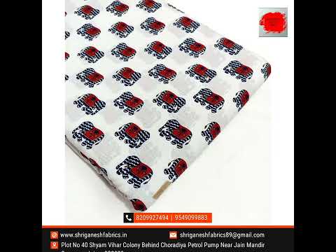 ANIMAL PRINTS !! SANGANERI PRINTS !! JAIPURI COTTON !! SHRI GANESH FABRICS JAIPUR !! NO. 8209927494