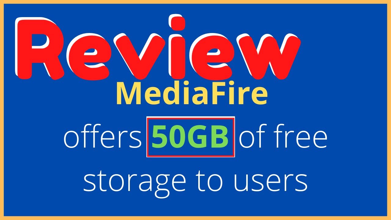 Review of Mediafire Cloud Storage | Free 50 GB Space 📂
