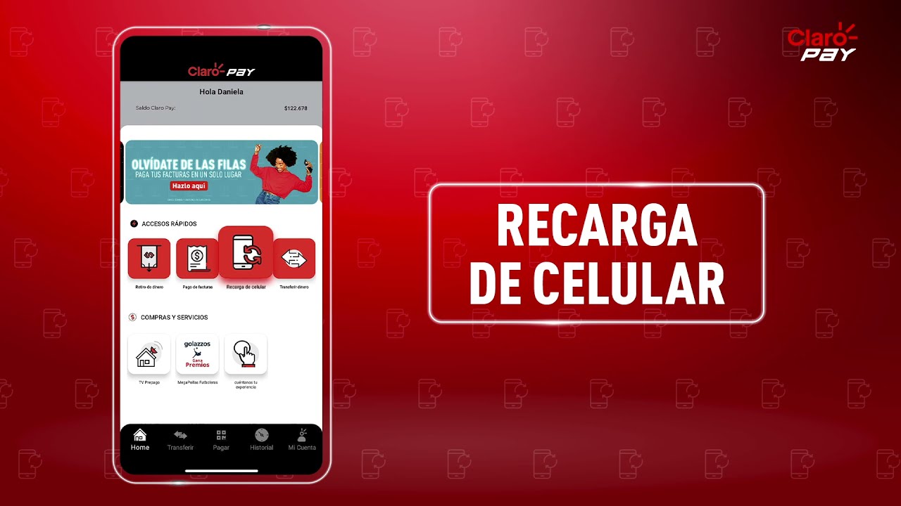 Recarga tu línea con Claro Pay
