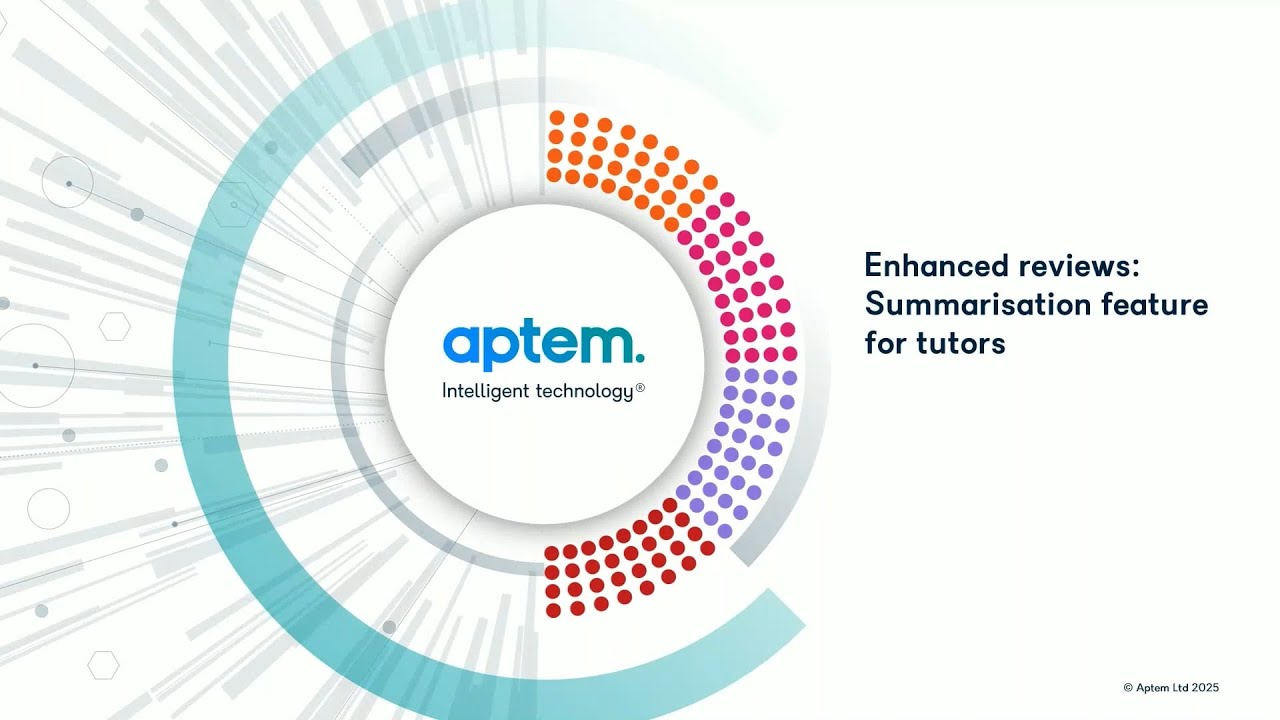 Tutor training webinar: Enhanced reviews summarisation feature