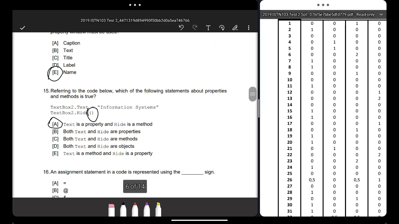 Programming | Past Paper | 30+ Questions