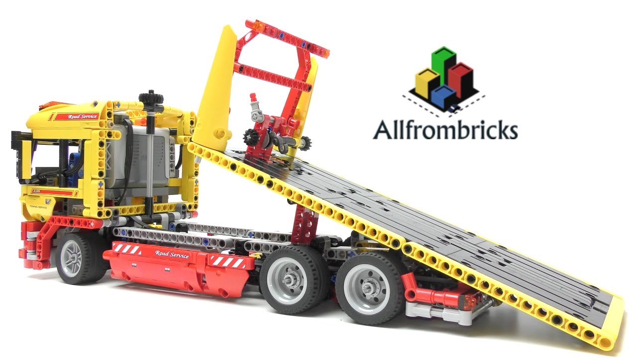 Lego Technic 8109 Flatbed Truck Review 4K