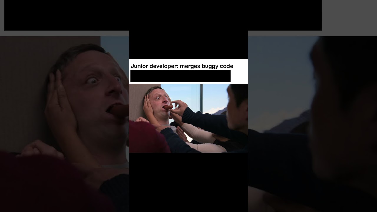 Junior developers be like #programmerhumor #shorts #short