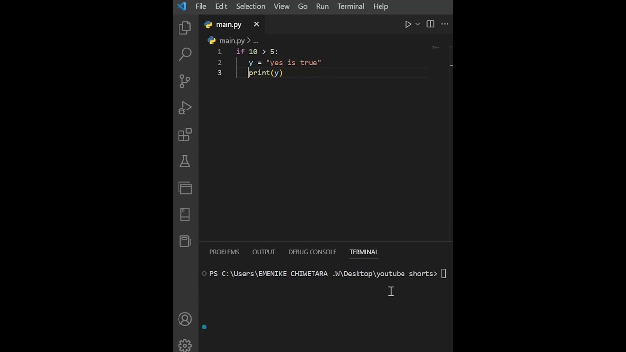 #Indentation #Error #in #python #solved