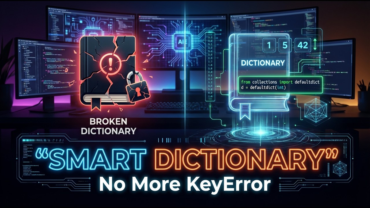 Python Dictionary Trick | This Python dictionary creates missing keys automatically