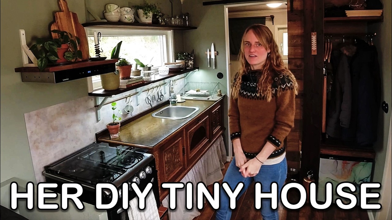 Tiny HOUSE Built for $25,000 is This 18sqm Off-Grid Home?