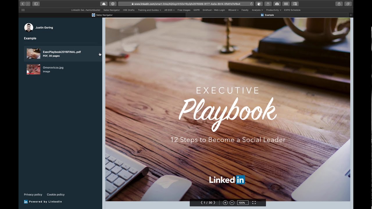 How to create a Smart Link in LinkedIn Sales Navigator