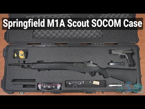 Case Club Waterproof Springfield M1A Scout / SOCOM Rifle Case with ...