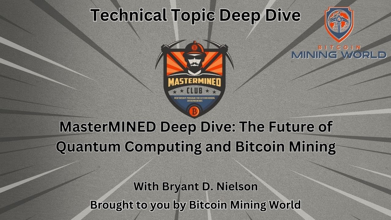 The Future of Quantum Computing and Bitcoin Mining