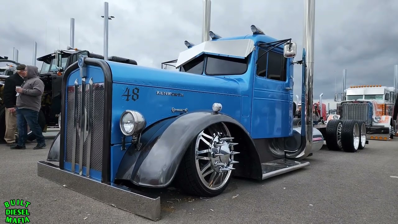 Insane Slammed Kenworth Semi MATS 2022.