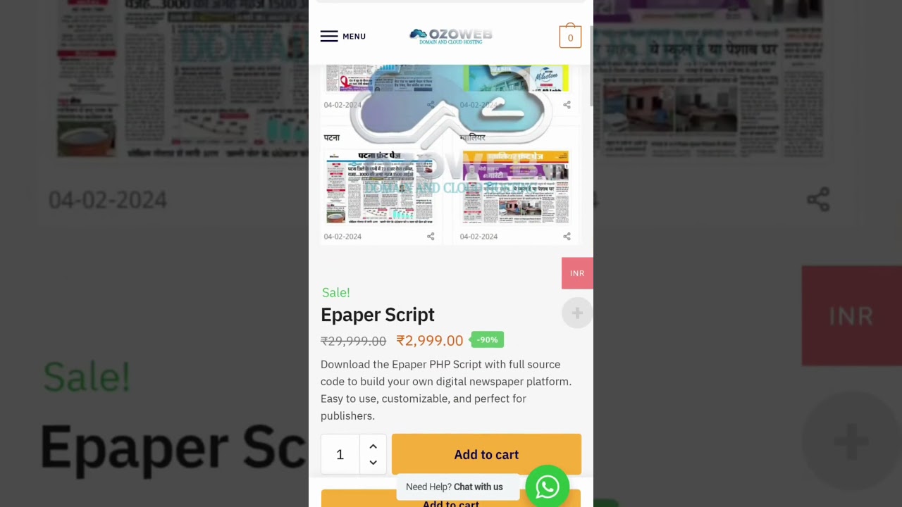 Get Epaper Website Source Code Php Script #epaper #viral #viralvideo #phpscript #sourcecode #ozoweb