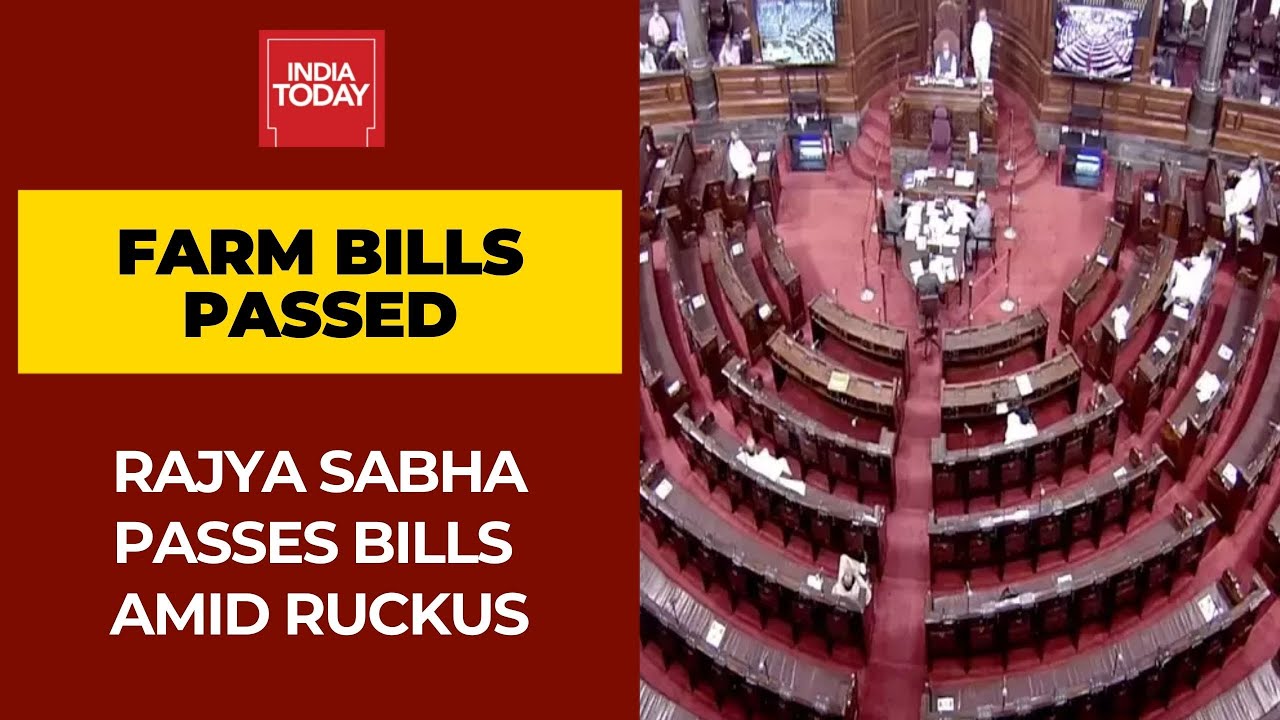 Rajya Sabha Passes Farm Bills Amid Opposition Ruckus