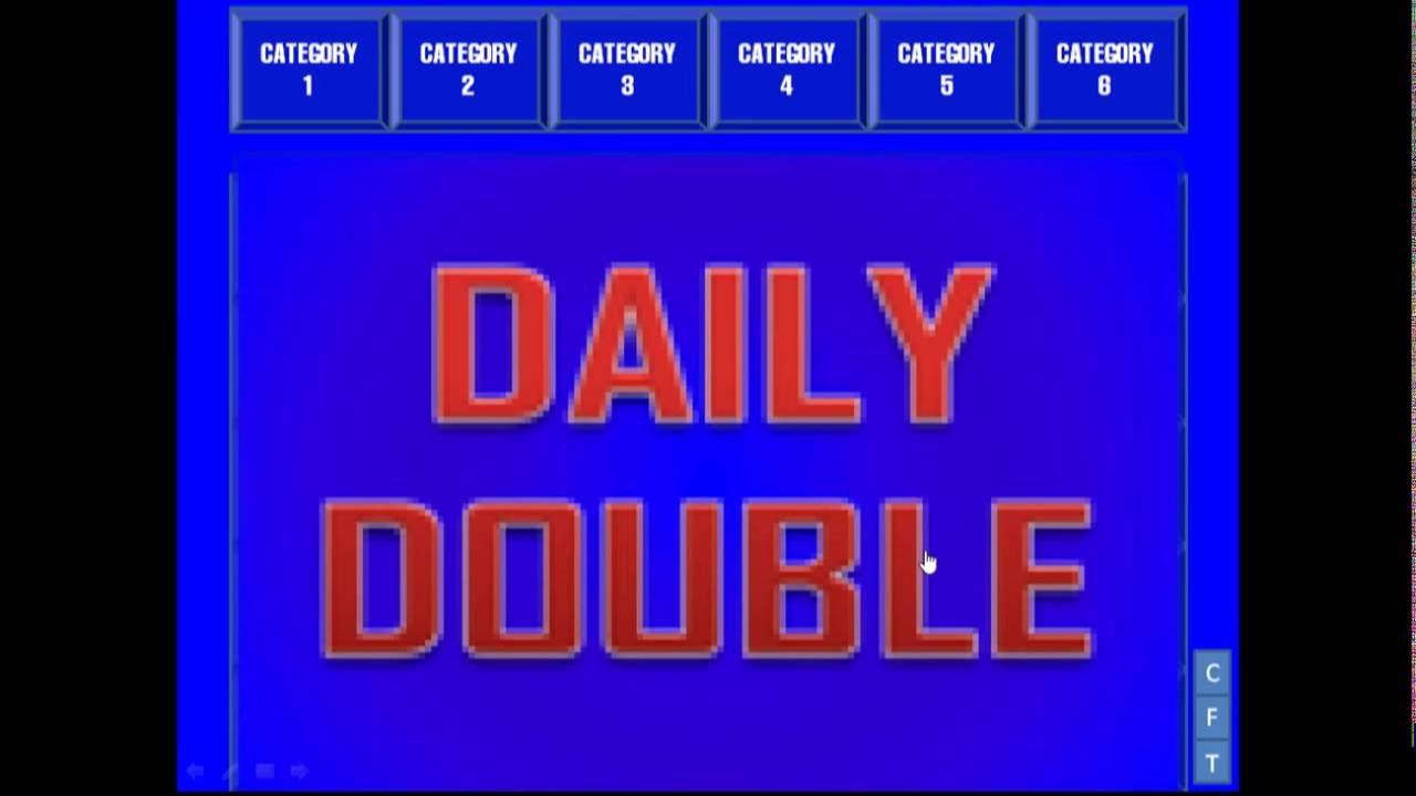 My Jeopardy! PowerPoint (With Template Link Below)