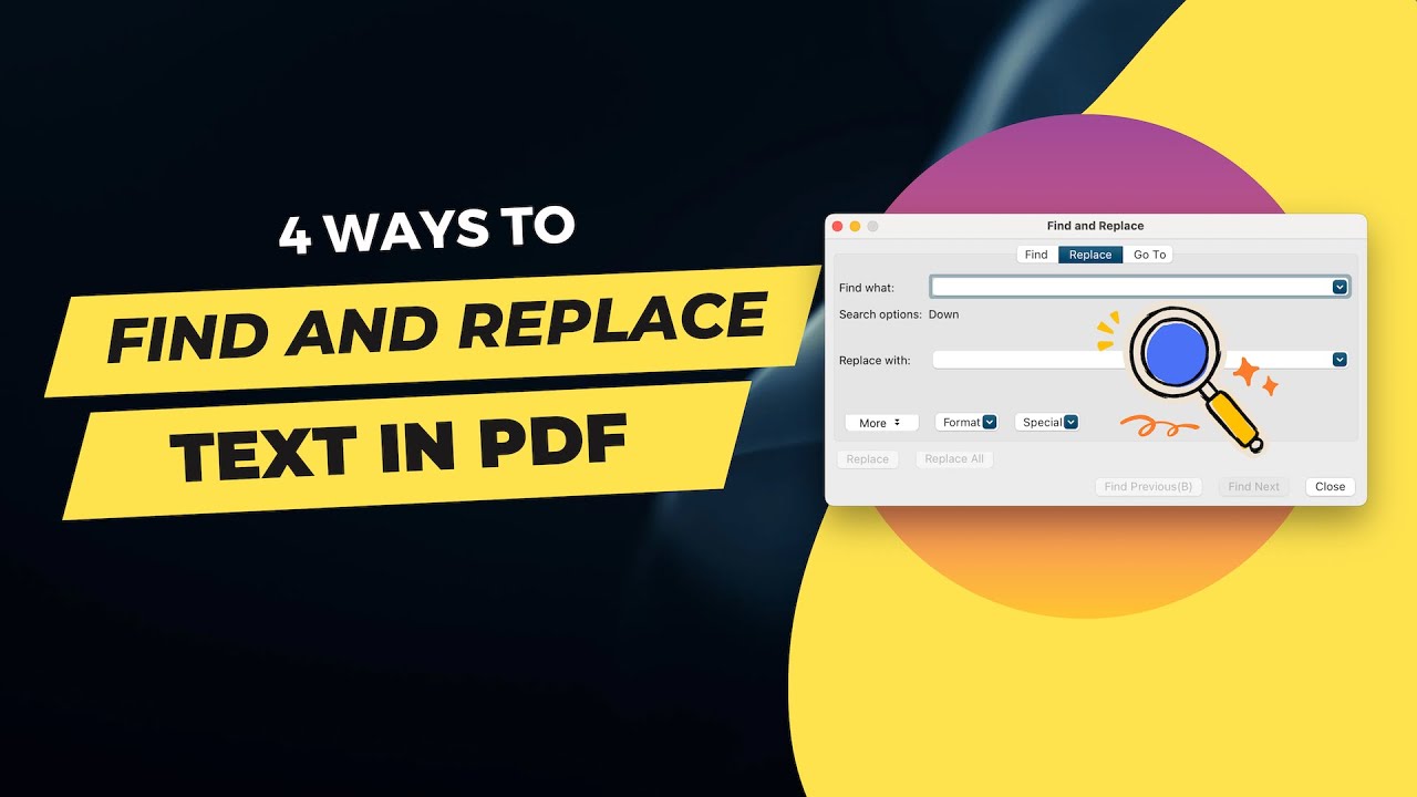How to Find and Replace Text in PDF File (Online Free)?