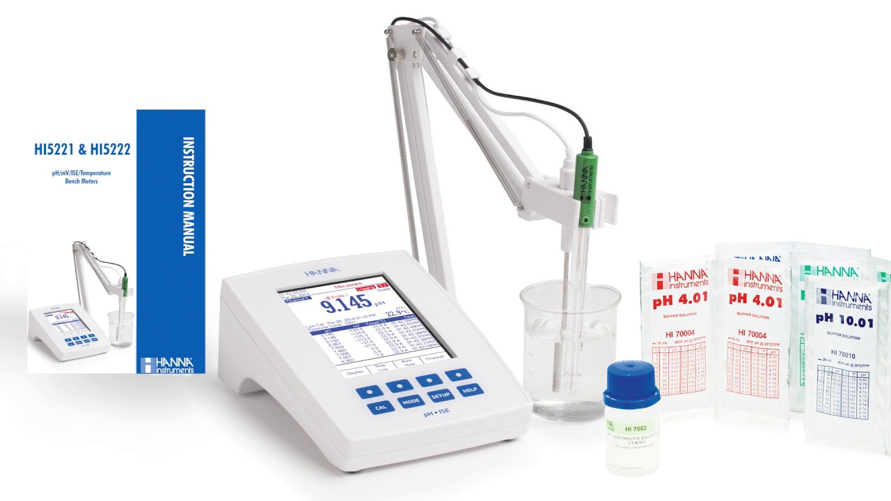 Hanna Instruments pH, ISE, ORP Bench Top Meter HI5222