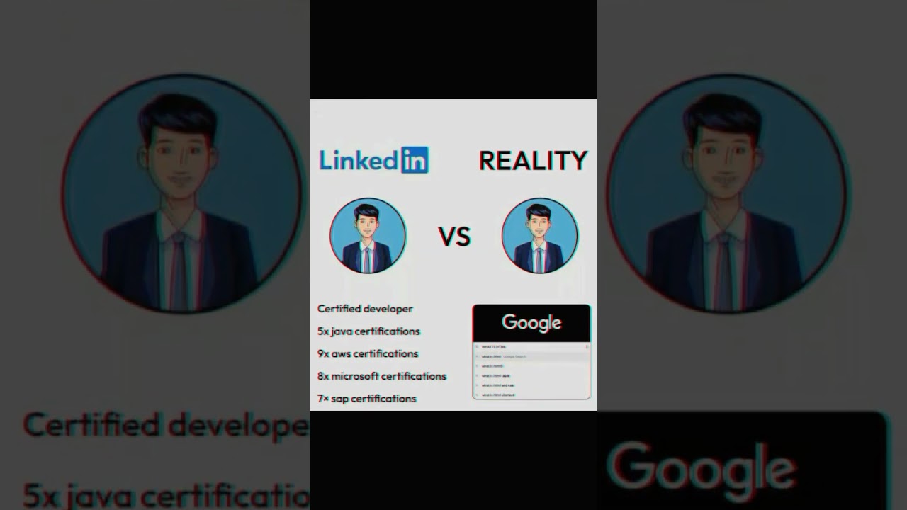 LinkedIn | Reality #programming #developer #coding #reality #coding #study #job #linkedin #java