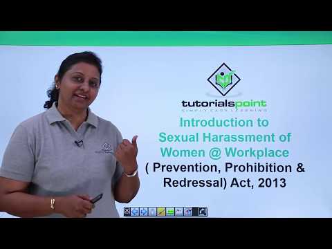 POSH - Introduction to Sexual Harassment of Women workplace