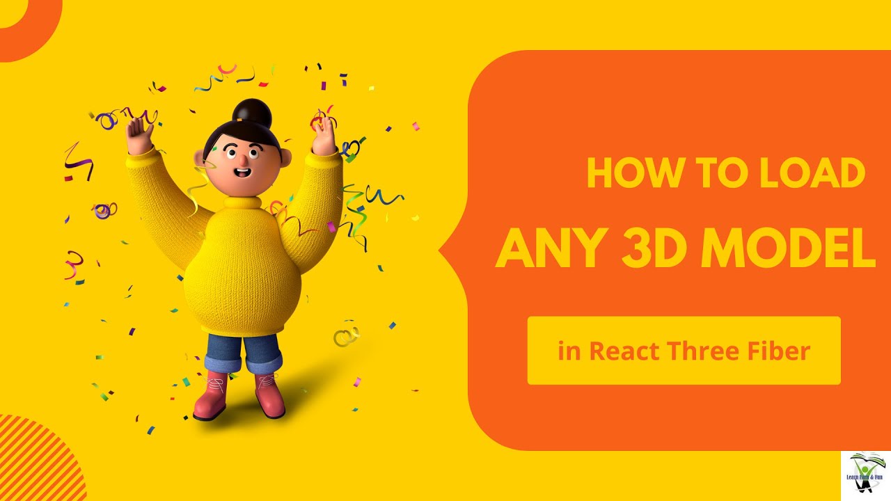How to load 3D Models in React Three Fiber