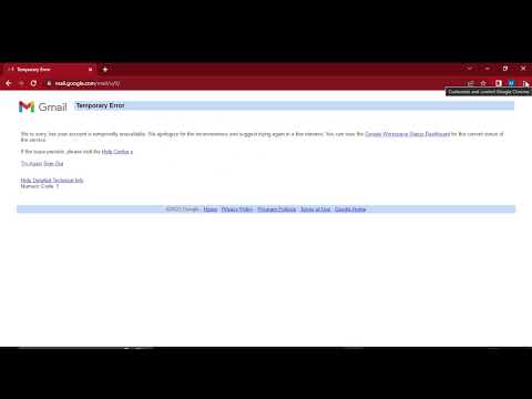 Fix Gmail Temporary Error with "Numeric Code: 1" | Tutorial 4You