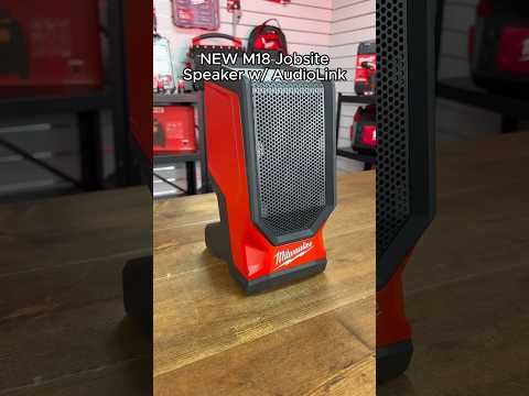 New M18 Bluetooth 5.3 Jobsite Speaker with Audio Link. Full Sound Experience 🕺#milwaukee #tools