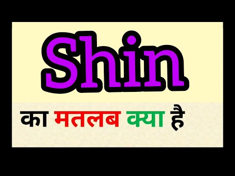 Shin meaning in hindi || shin ka matlab kya hota hai || word meaning english to hindi