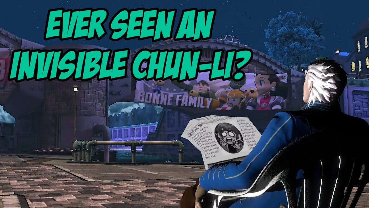 Ever Seen An Invisible Chun-Li?