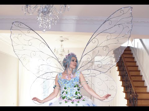 How to make some giant fairy wings with LEDs