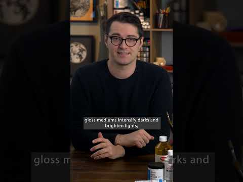 Why Use Gloss Painting Mediums?